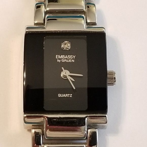 Accessories | Embassy By Gruen Ladies Stainless Watch | Poshmark